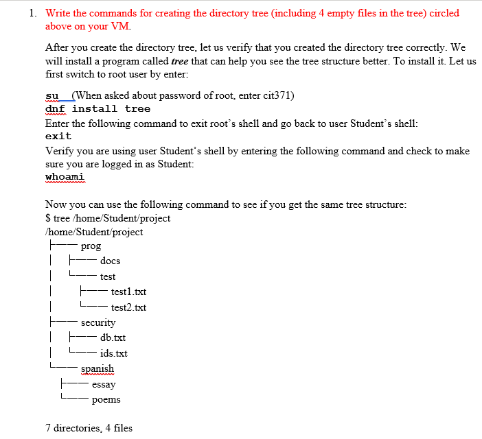 Solved In this assignment, we will log into Linux (using | Chegg.com