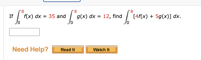 Solved If ∫15f(x)dx=9.4 and ∫35f(x)dx=5.8, find ∫13f(x)dxIf | Chegg.com