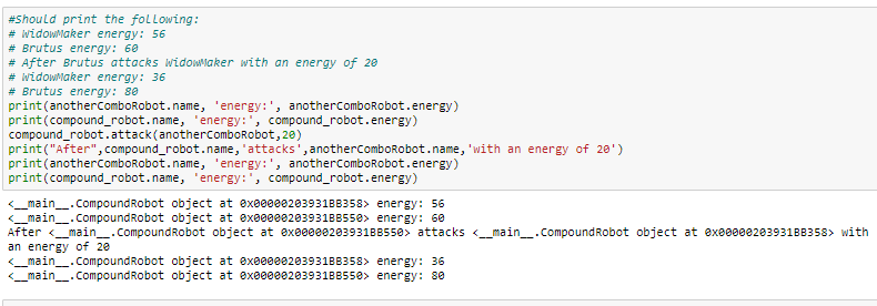 Define Your Class Robot Here Dont Forget