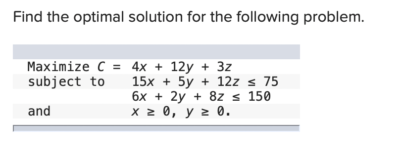 Solved What is the optimal value of x? What is the optimal | Chegg.com