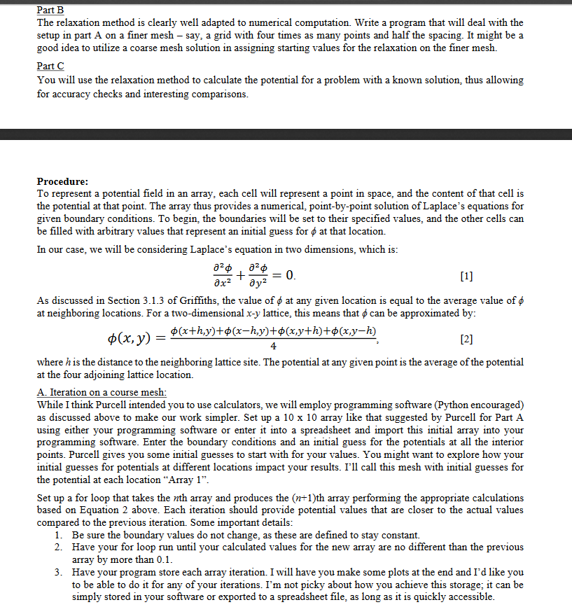 The Relaxation Method. The relaxation method allows | Chegg.com