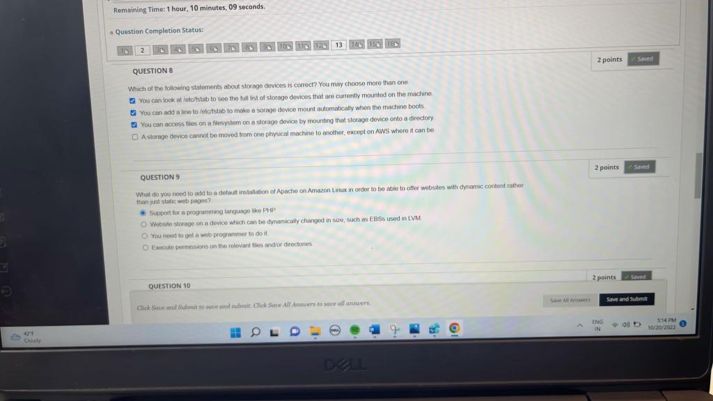 Solved From the operating system's point of view, an EBS | Chegg.com