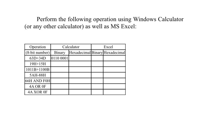 Perform the following operation using Windows | Chegg.com