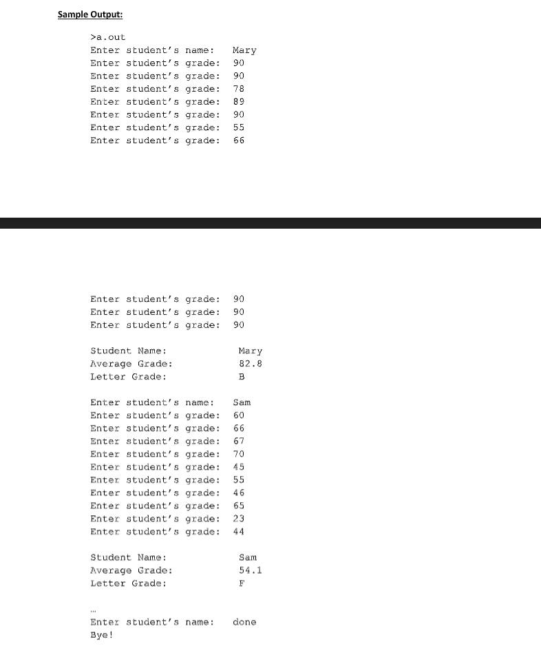 Solved Write a program project4_YourName.cpp that will | Chegg.com