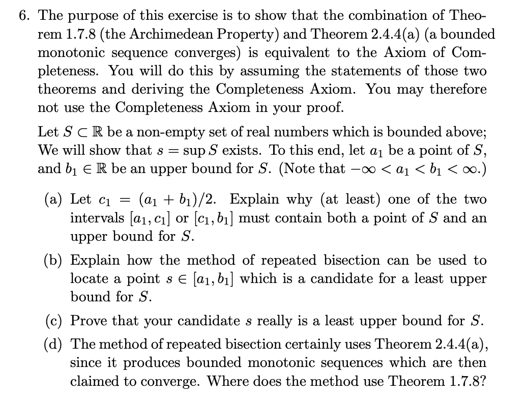 Solved The purpose of this exercise is to show that the | Chegg.com