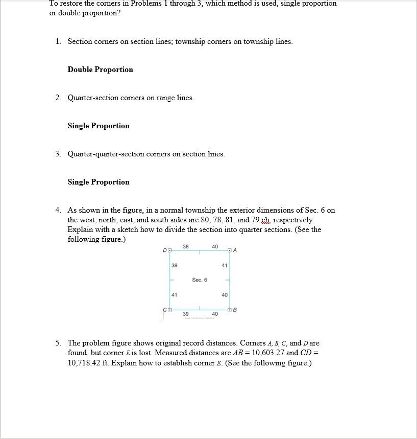 To restore the corners in Problems 1 through 3, which | Chegg.com