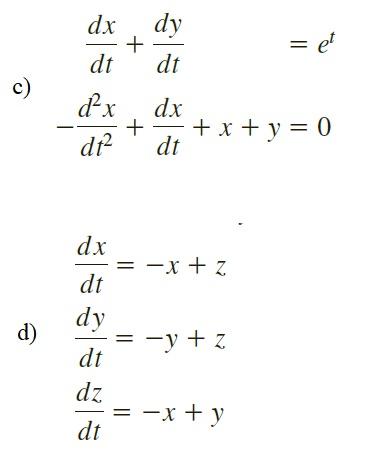 Solved Solve the system of DEs by systematic elimination. | Chegg.com