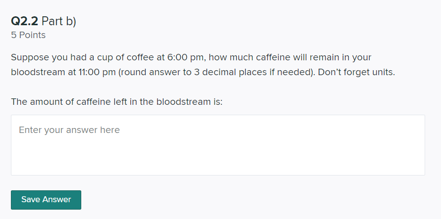 Solved Q2 Exponential Application General Function Form 10 | Chegg.com