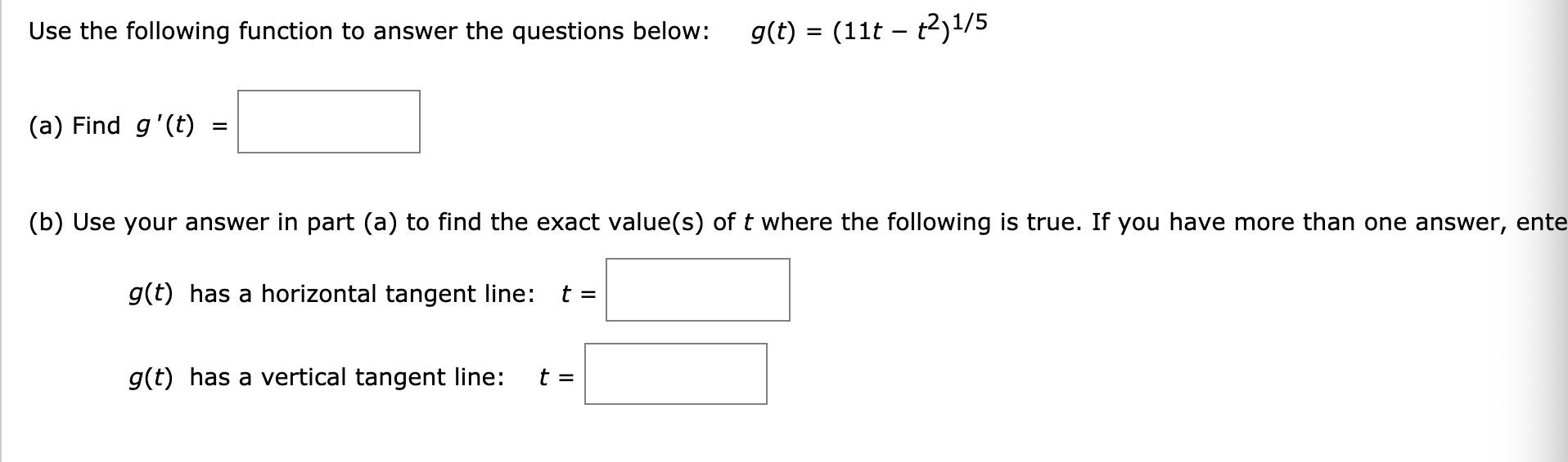 Solved Use the following function to answer the questions | Chegg.com