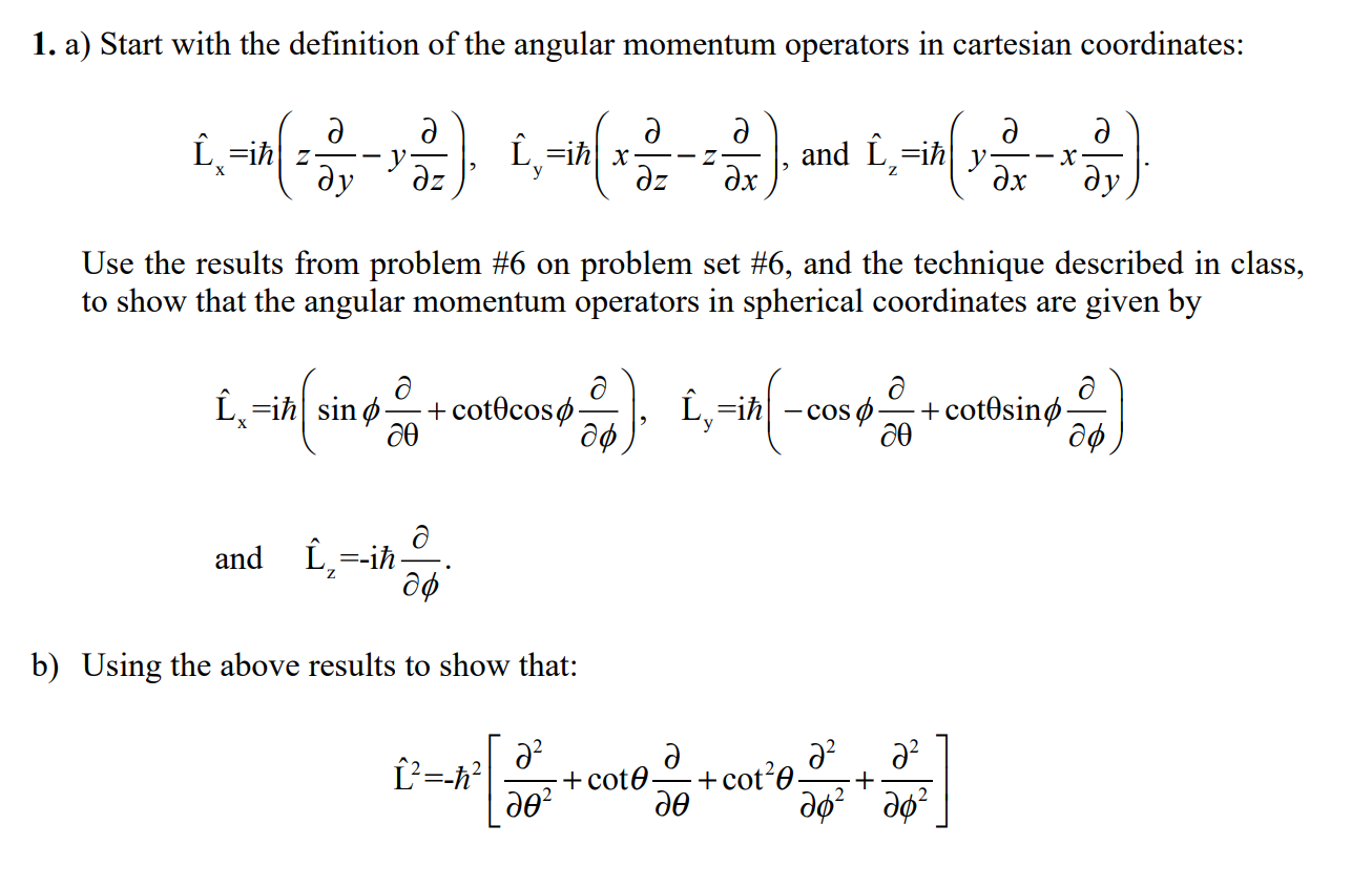 Solved 1. a) Start with the definition of the angular | Chegg.com
