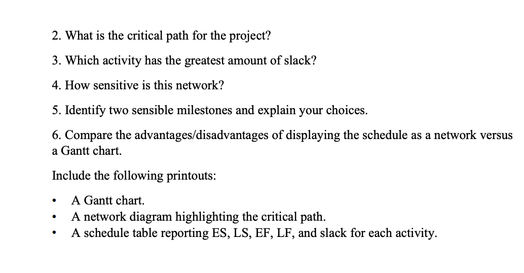 Solved You are a member of a project team assigned to | Chegg.com