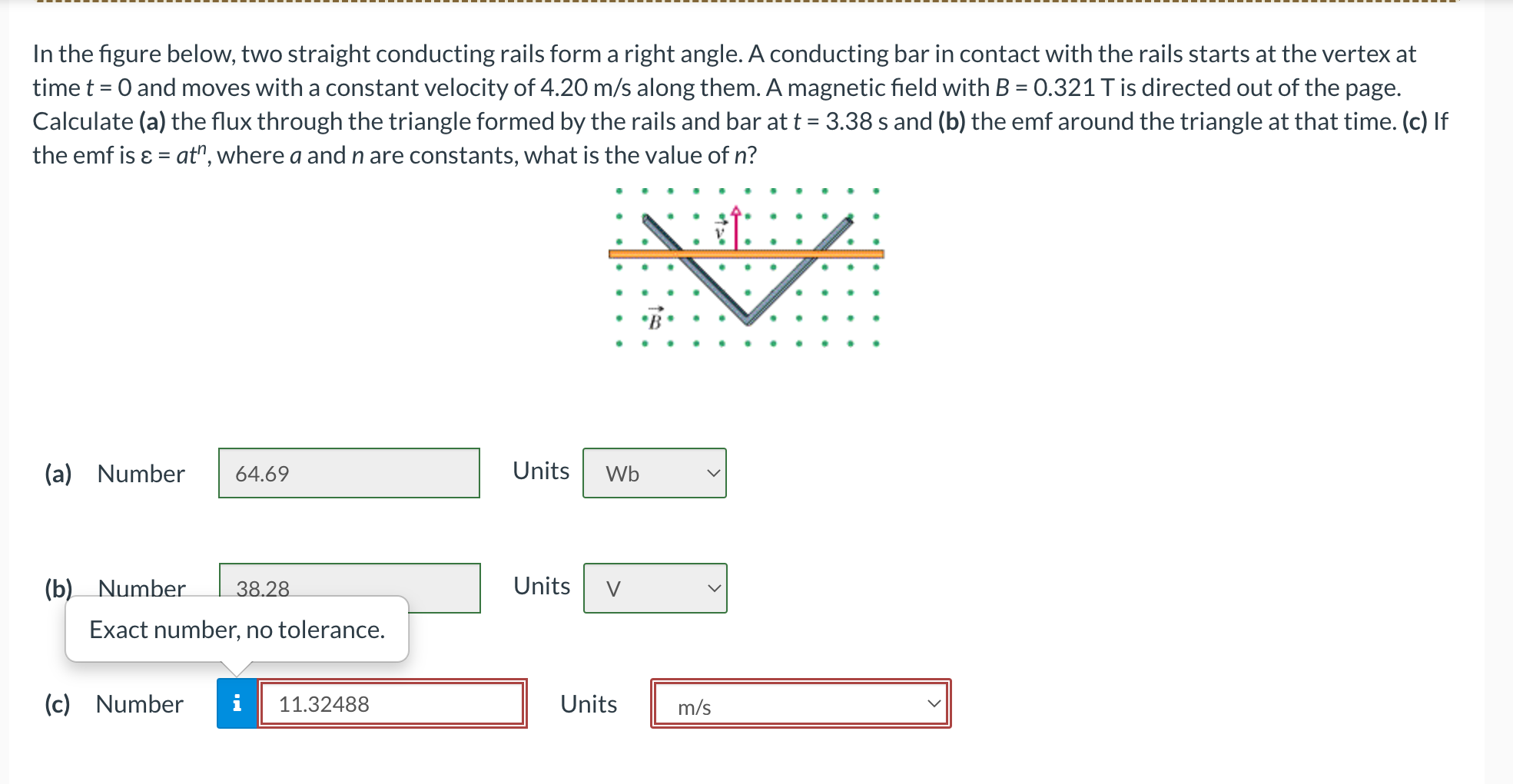 Solved In the figure below, two straight conducting rails | Chegg.com