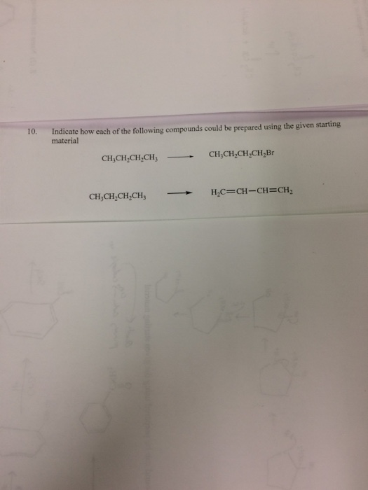 Solved Indicate how each of the following compounds could be | Chegg.com