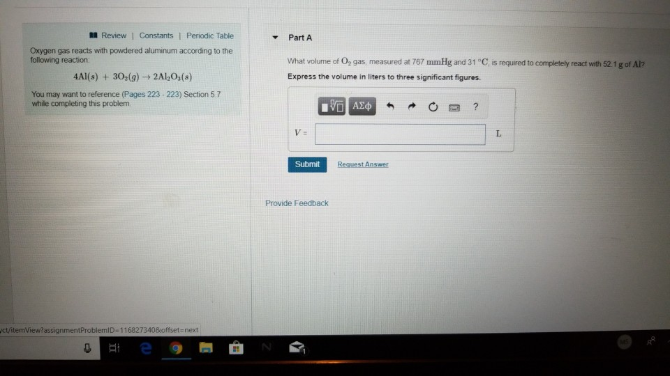 Solved Exercise 5.70 l Review 1 Constants | Periodic Table | Chegg.com
