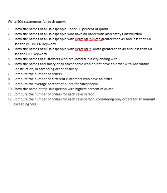 Solved Table 0 Table Swrite Sql Statements For Each Query