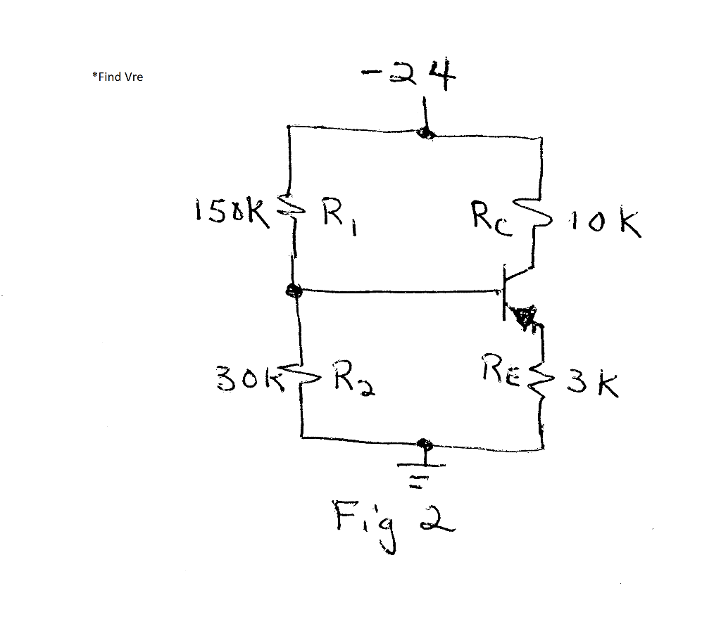 Solved *Find Vre -24 150KR Resok 30K R Ra RE&3k 1 . Figa | Chegg.com