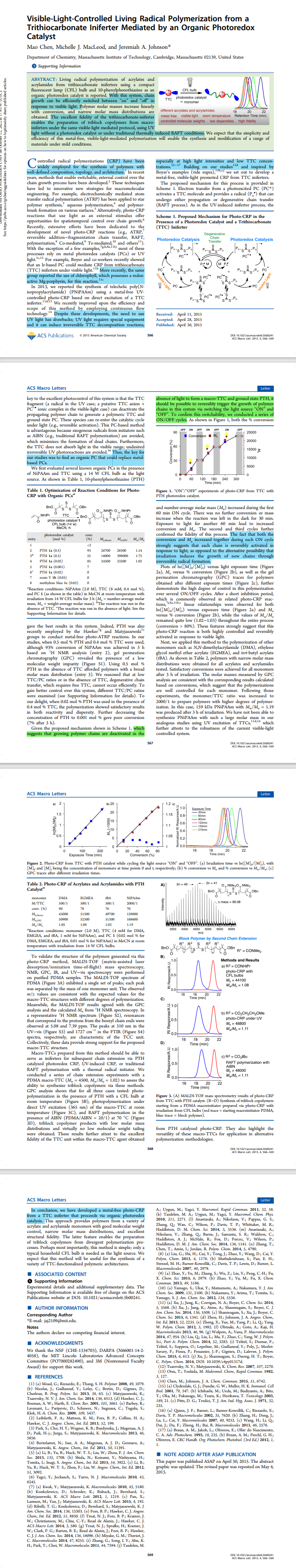 Solved summarize the following chemistry article. At least | Chegg.com