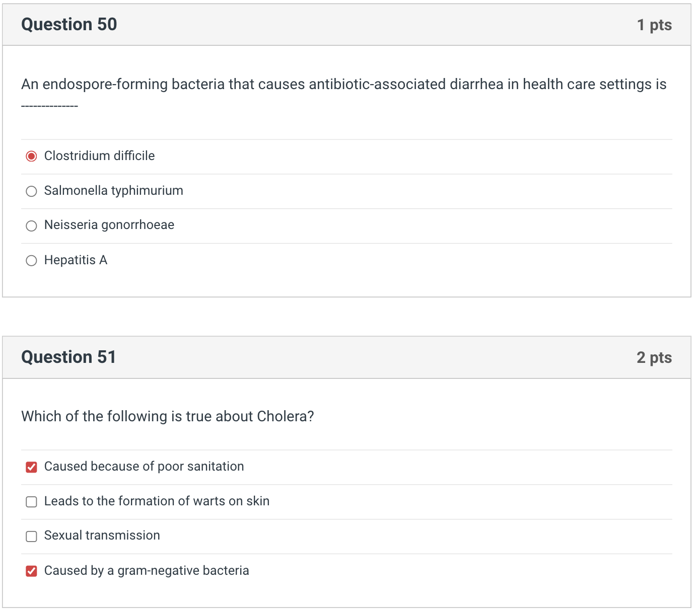 Solved An endospore-forming bacteria that causes | Chegg.com
