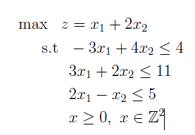 Solved Mathematical Optimization - Integer | Chegg.com
