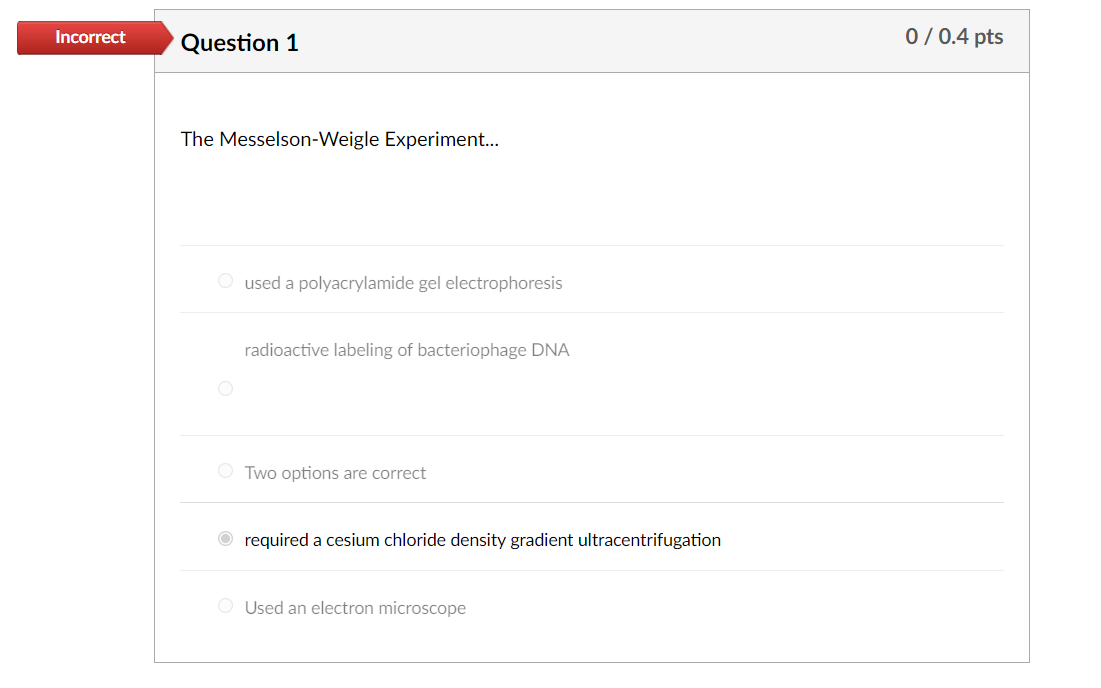 Solved The Messelson-Weigle Experiment... used a | Chegg.com