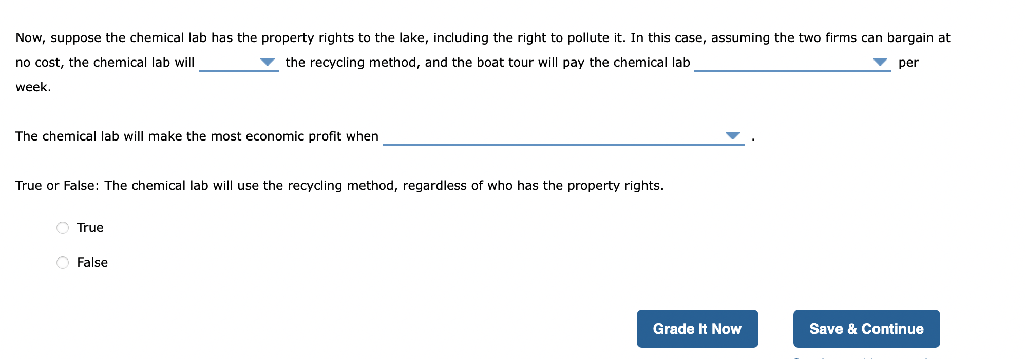 Solved 8. The effects of property rights on achieving | Chegg.com