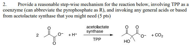 Solved 2. Provide a reasonable step-wise mechanism for the | Chegg.com