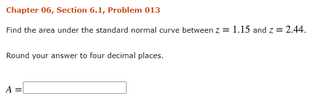 Solved Chapter 06, Section 6.1, Problem 013 Find the area | Chegg.com