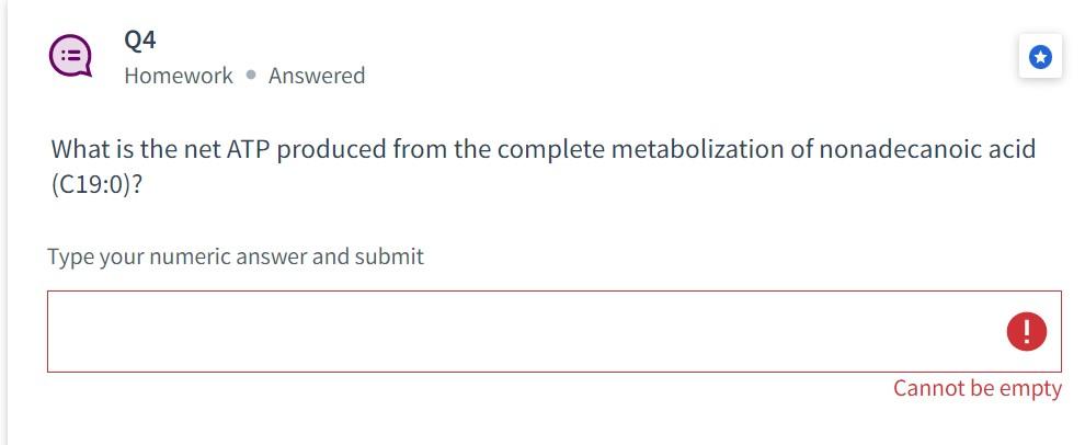 Solved Q4 Homework Answered What is the net ATP produced | Chegg.com