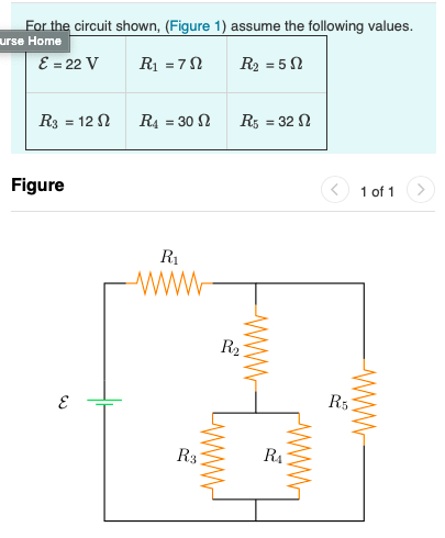 Solved For the circuit shown, (Figure 1) assume the | Chegg.com