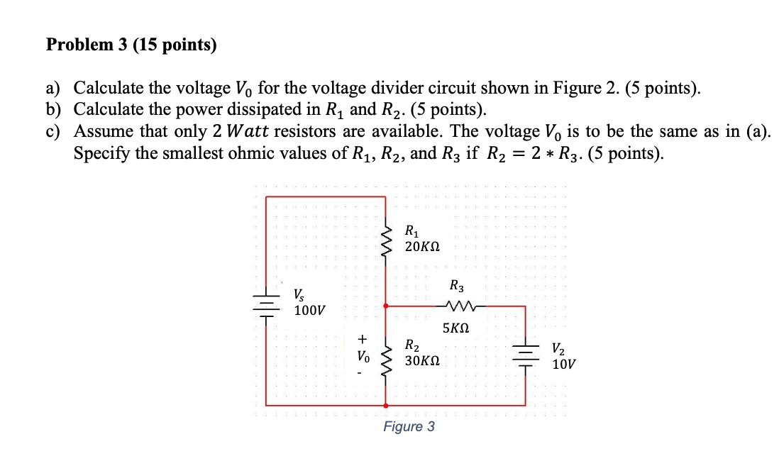 Solved a) Find the voltage Vx in the circuit in Figure 1 if | Chegg.com