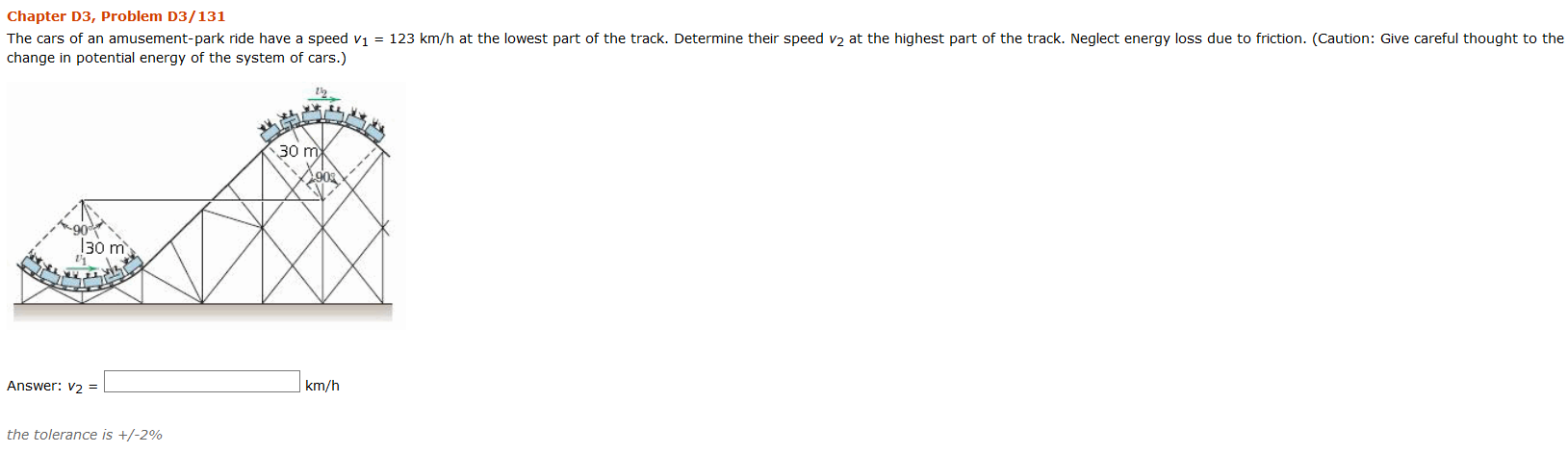 Solved Chapter D3, Problem D3/131 The cars of an | Chegg.com