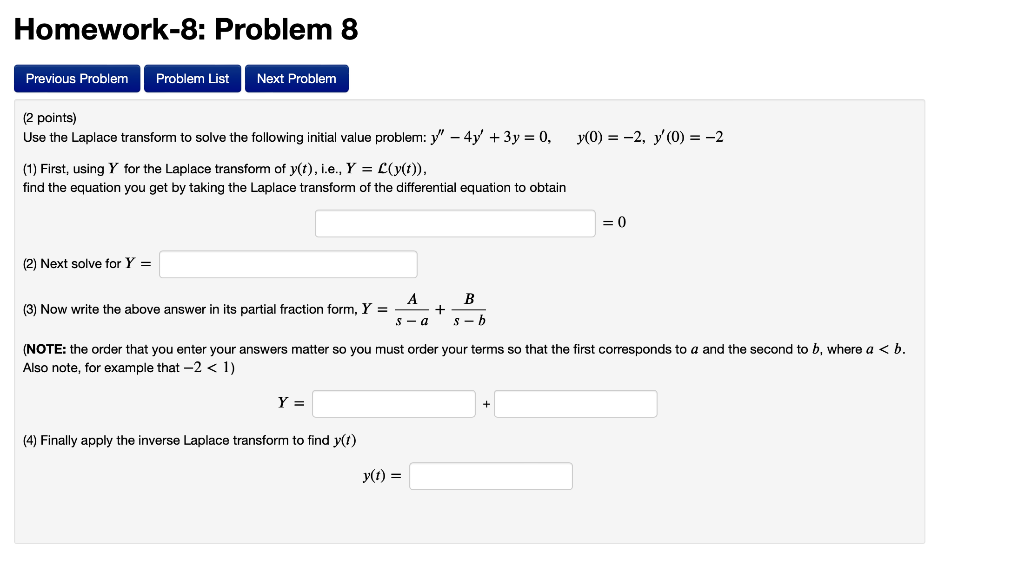 Solved Homework-8: Problem 8 Previous Problem Problem List | Chegg.com