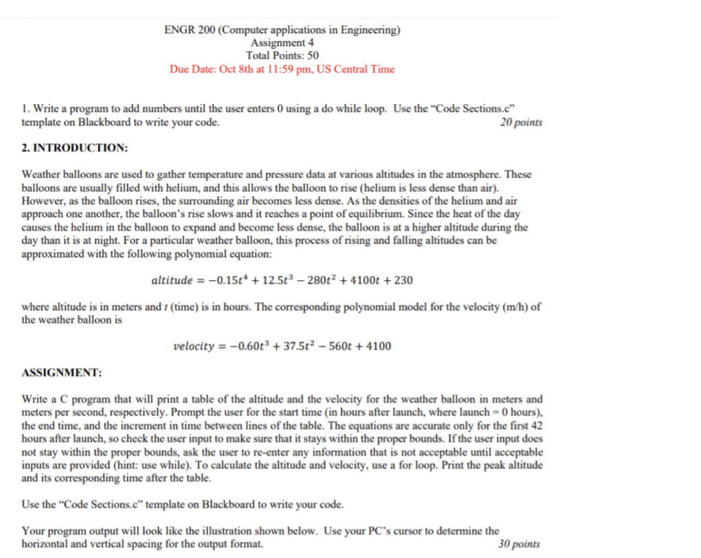 Solved ENGR 200 (Computer applications in Engineering) | Chegg.com