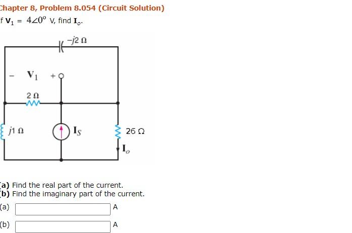 Solved Chapter 8, Problem 8.024 The impedance of the box in | Chegg.com