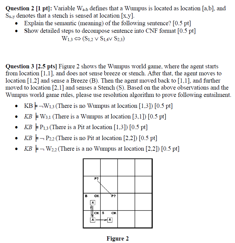 Solved Question 2 [1 pt]: Variable Wa,b defines that a | Chegg.com