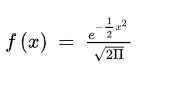 Solved f(x)=2Πe−21x2 | Chegg.com