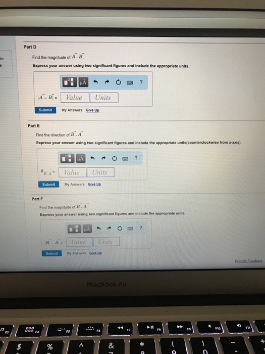 Solved Lesson Check 4.27 Part A Vector A points in the | Chegg.com
