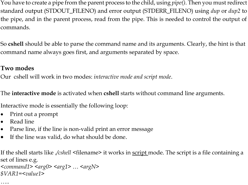 Background OS command interpreter is the program that | Chegg.com