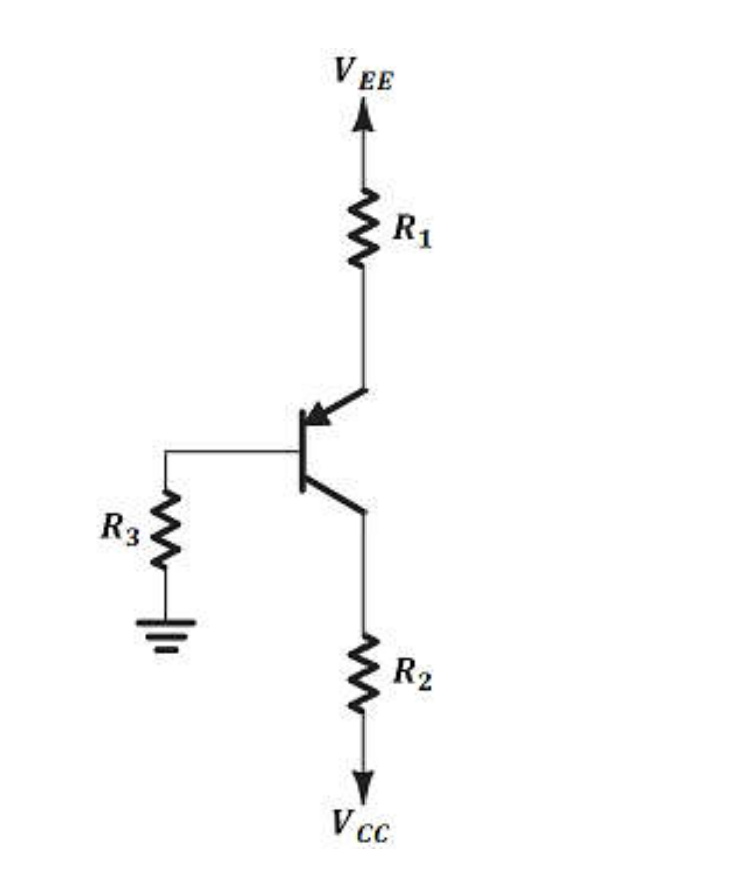 Solved For the following circuit, Vee and Vcc are DC voltage | Chegg.com
