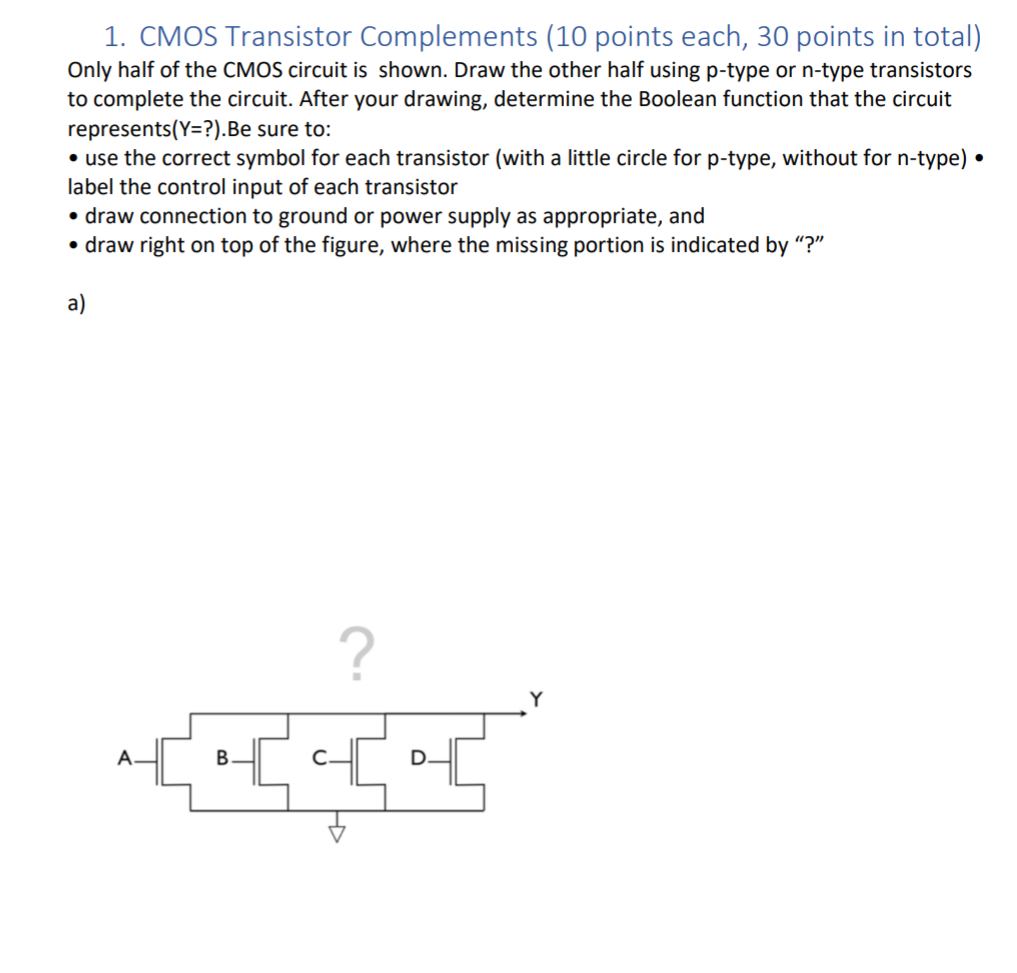 Cmos Transistor Symbol