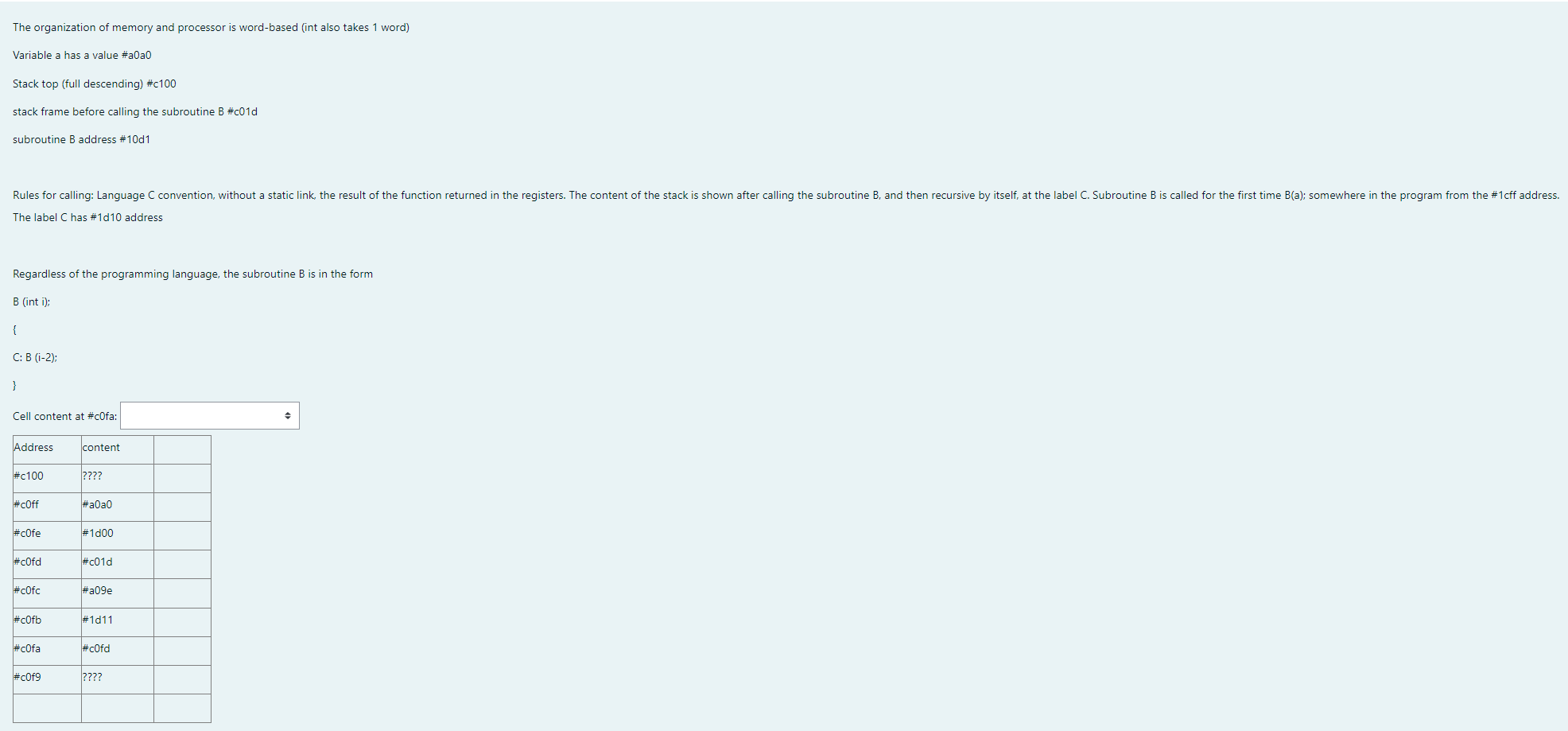 Solved The organization of memory and processor is | Chegg.com
