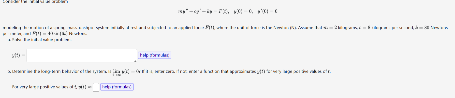 Solved Consider the initial value | Chegg.com