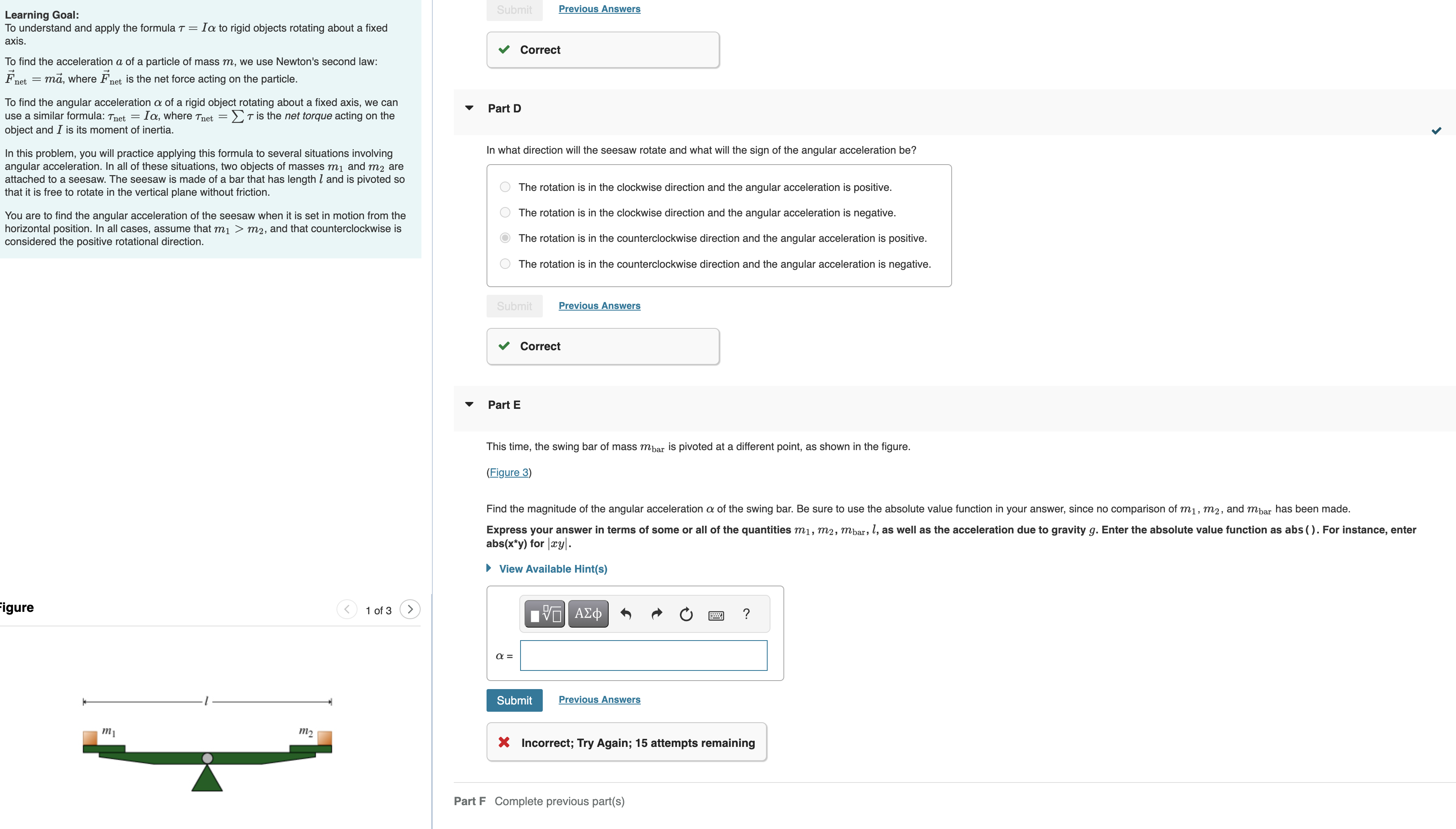 Learning Goal:To understand and apply the formula | Chegg.com
