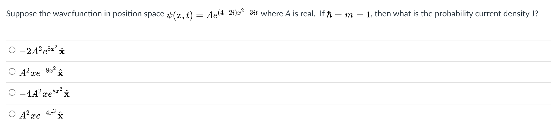 Solved Suppose The Wavefunction In Position Space P X T