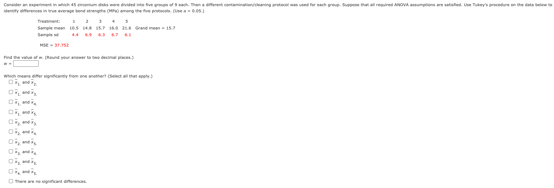 Solved Consider an experiment in which 45 zirconium disks | Chegg.com