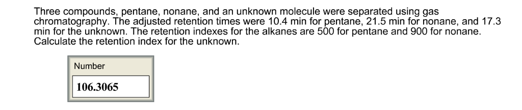 Solved Three compounds, pentane, nonane, and an unknown | Chegg.com