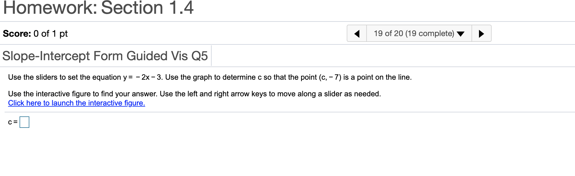 Solved Homework Section 1 4 Score 0 Of 1 Pt 19 Of 20 19