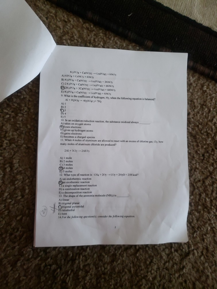 Solved Practice Exam-2 . The ability of an atom to attract | Chegg.com