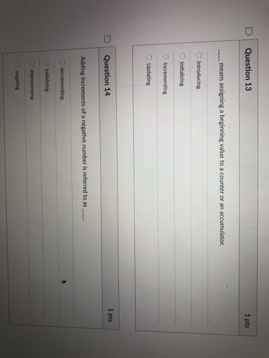 Solved D Question 11 1 pts A(n) is a numeric variable used | Chegg.com Solved D Question 11 1 pts A(n) is a numeric variable used | Chegg.com
