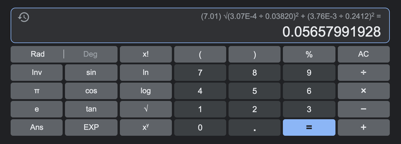 Solved Is the answer to this equation correct? I tried | Chegg.com